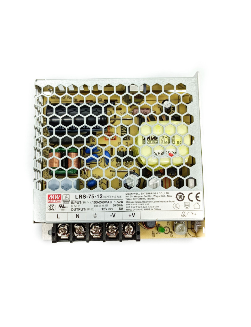 Fuente Meanwell LRS-75-12 12V 6A