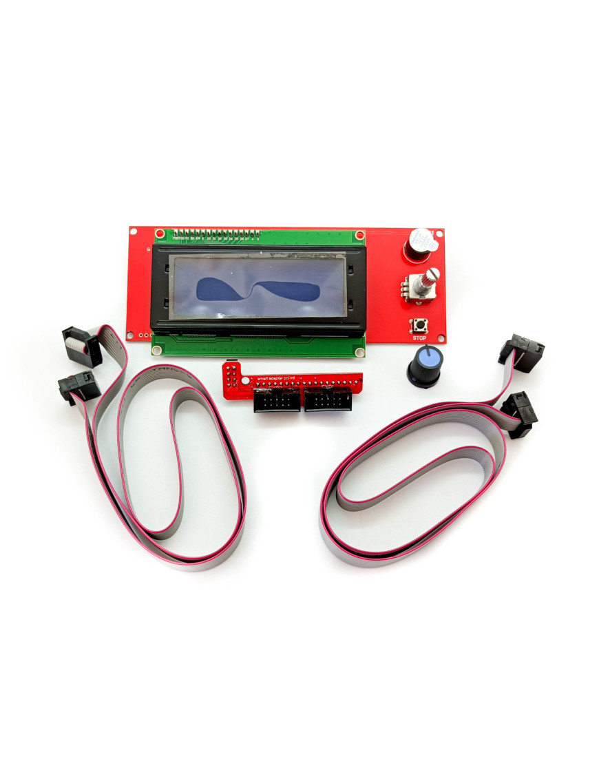 Display RepRap D1 con cable y adaptador